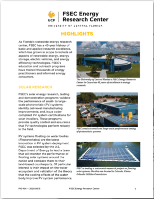 Working With Us - FSEC®